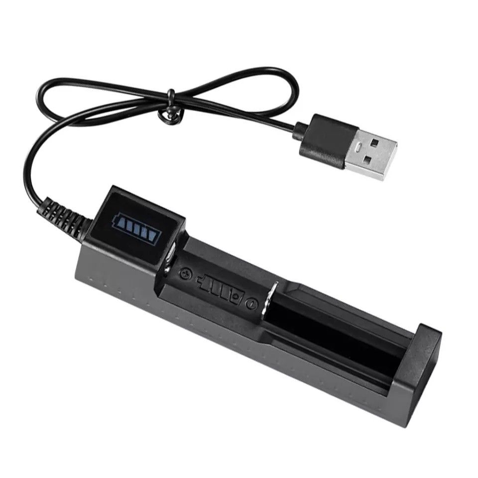 USB Single Charger for 18650 26650 14500 Li-ion Battery, Mobile Phones ...