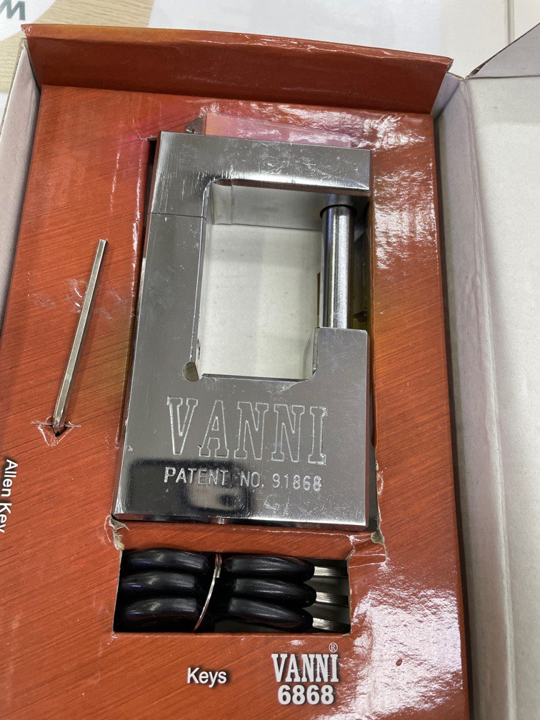 Vanni 6868 Security Lock, Furniture & Home Living, Security & Locks ...