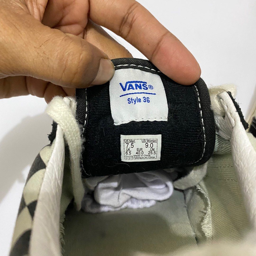 Vans os style 36, Fesyen Pria, Sepatu , Sneakers di Carousell