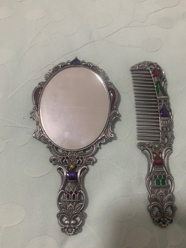 Vintage Mirror Comb Set, Hobbies & Toys, Memorabilia & Collectibles ...