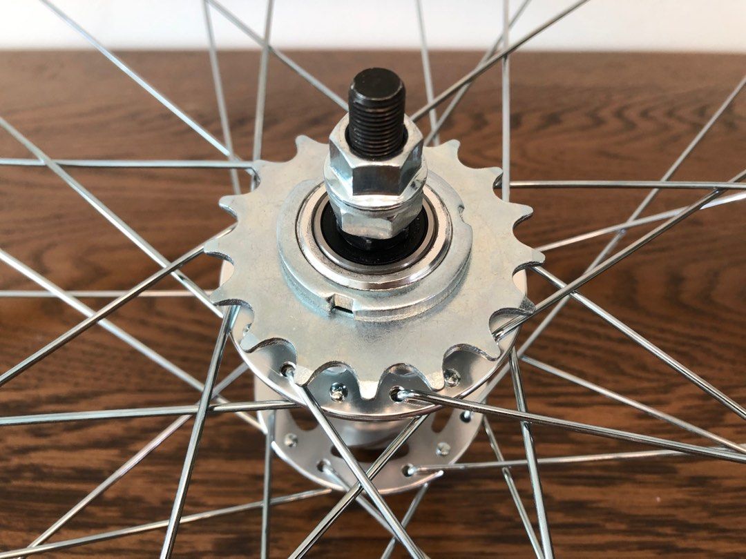 Vintage Retro Legend 700C Rim Brake Fixie Fixed Gear Wheelset Wheel Set ...