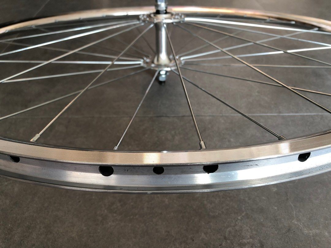 Vintage Retro Legend 700C Rim Brake Fixie Fixed Gear Wheelset Wheel Set ...