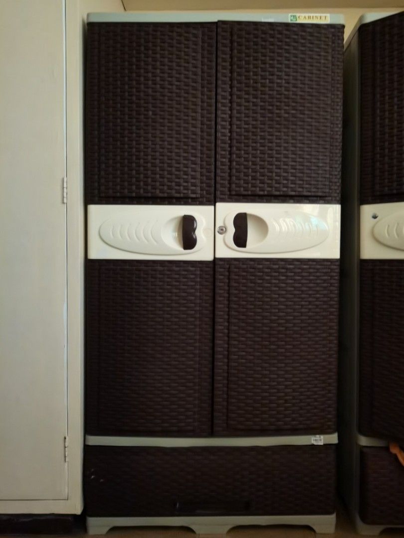 Wardrobe Plastic Cabinets, Furniture & Home Living, Home Improvement ...