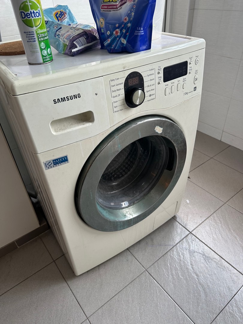 Washing Machine Samsung 7kg, TV & Home Appliances, Washing Machines and ...