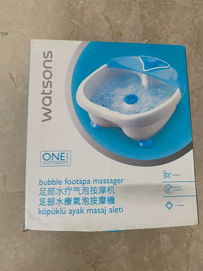 Watsons foot spa massager, Beauty & Personal Care, Foot Care on Carousell