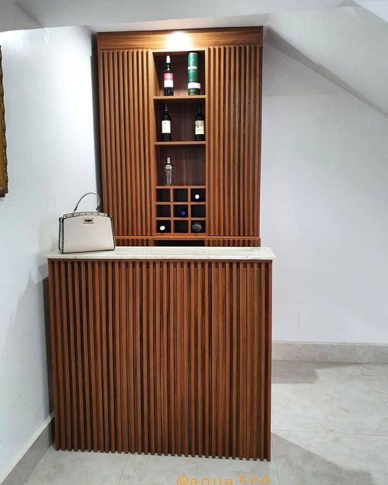 WPC Flute Wall Panel (Interior Decoration Fluted Wall), Furniture ...