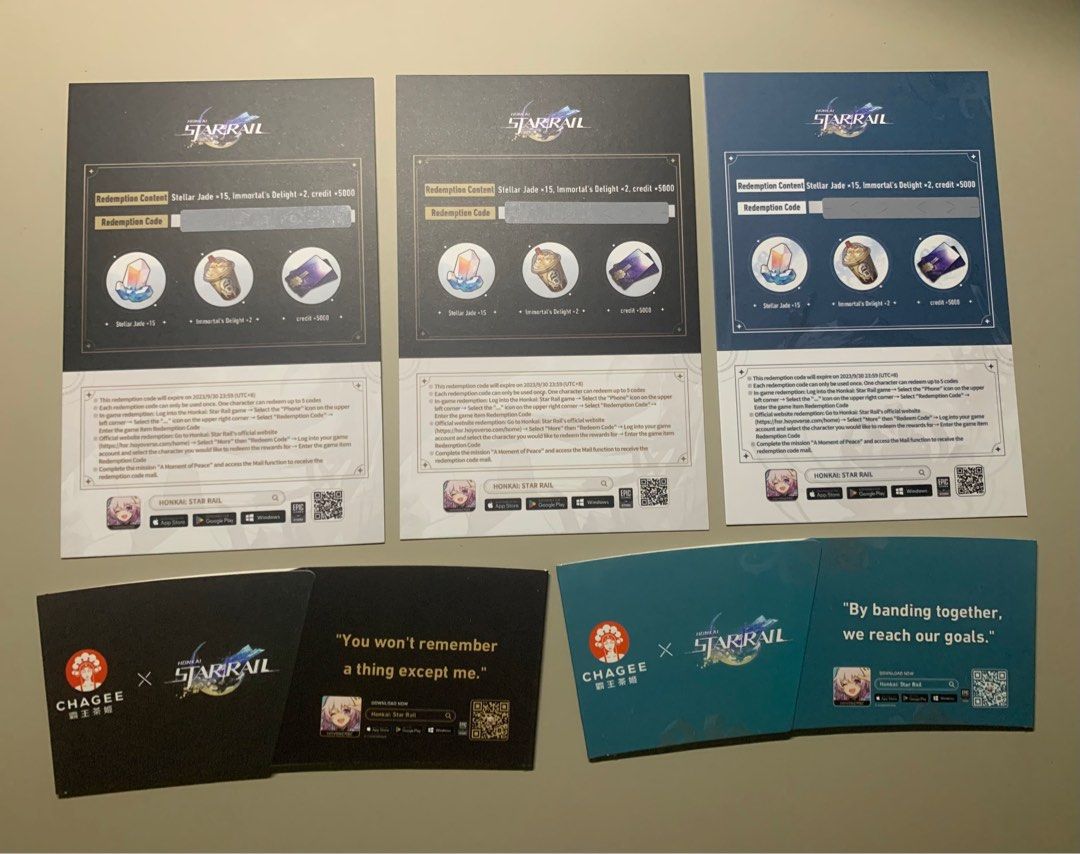 [WTS] Chagee Honkai Star Rail HSR Collab Merch, Hobbies & Toys ...