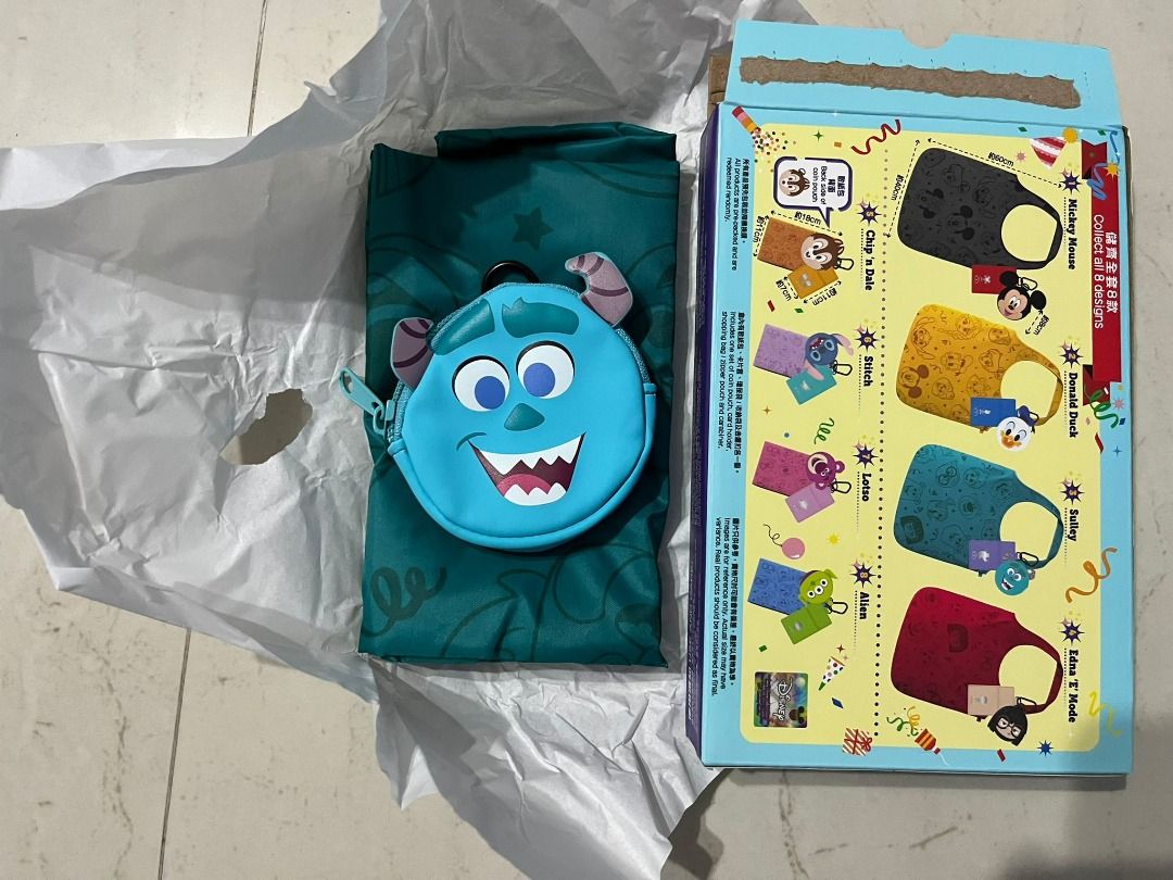 WTT 7-11 Disney 100 sulley, Women's Fashion, Bags & Wallets, Tote Bags on Carousell