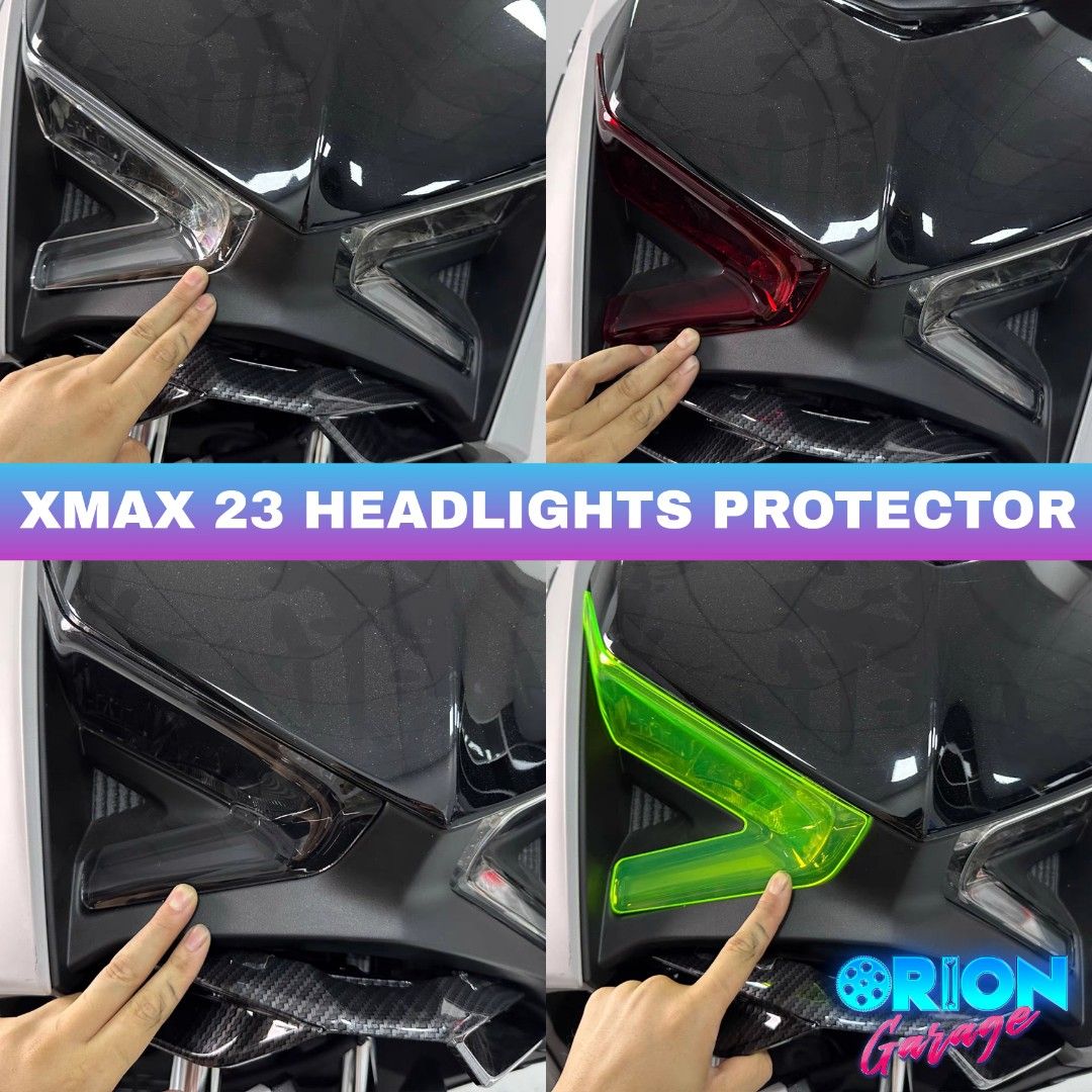 XMAX 2023' HEADLIGHTS PROTECTOR, Motorcycles, Motorcycle Accessories on ...