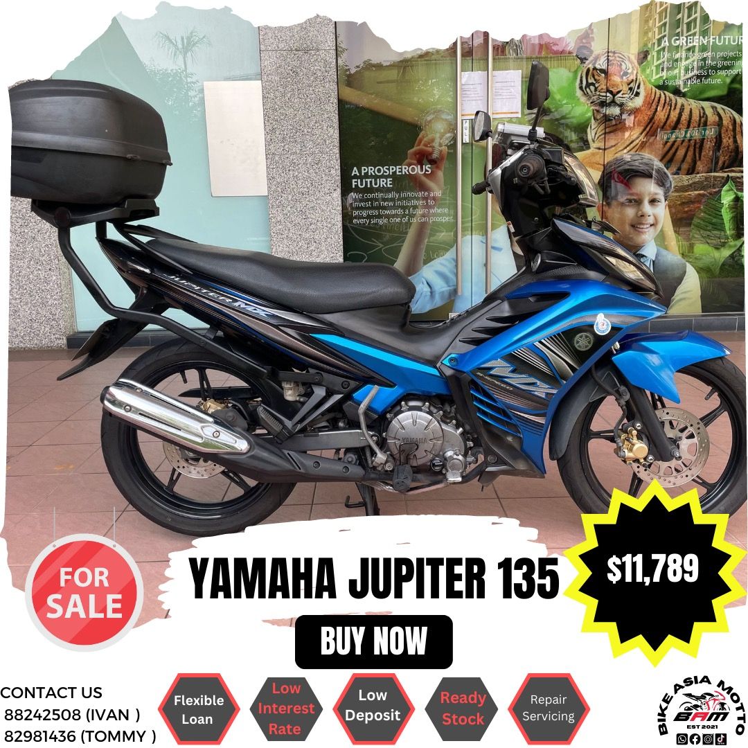 yamaha Jupiter 135, Motorcycles, Motorcycles for Sale, Class 2B on ...