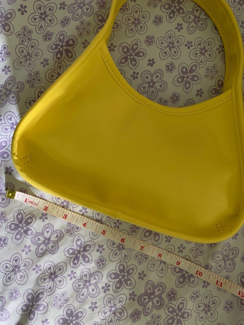 Yellow Hobo Bag, Women's Fashion, Bags & Wallets, Shoulder Bags on ...