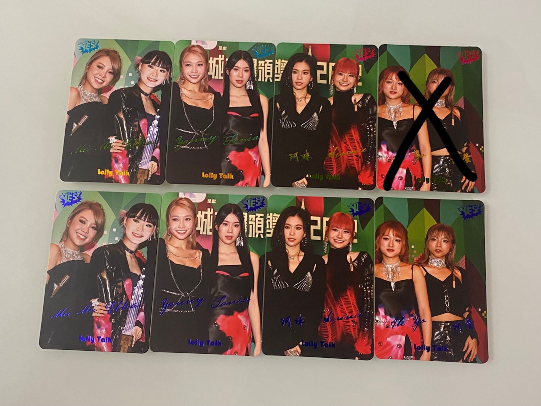 Yes Card 91 Lolly Talk 燙卡 劉綺婷 Yanny 黃詠霖 Egg 郭曉妍 Ah Yo 曾美欣 Mei 陳紀澄 Tania ...