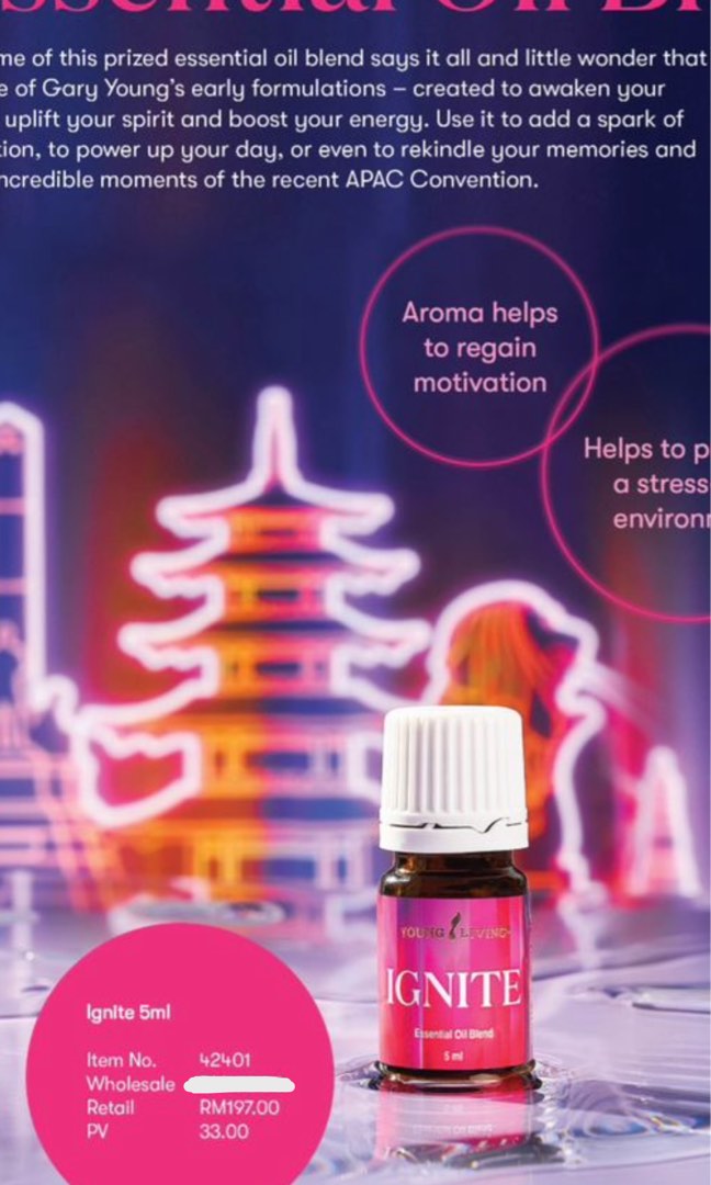 Young living Ignite 5ml, Beauty & Personal Care, Fragrance & Deodorants ...