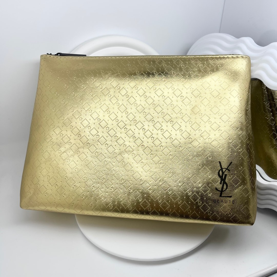 YSL GOLD COSMETIC POUCH Luxury Bags Wallets On Carousell ysl-gold-cosmetic-pouch-luxury-bags-wallets-on-carousell