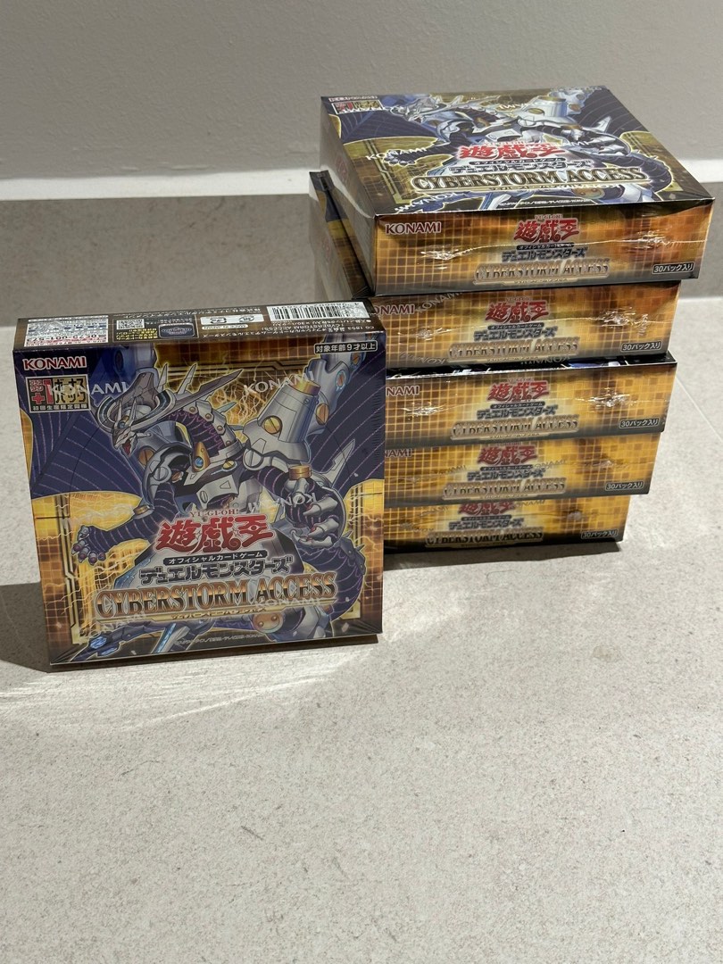 Yugioh Cyberstorm Access Booster Box x5, Hobbies & Toys, Toys & Games on Carousell