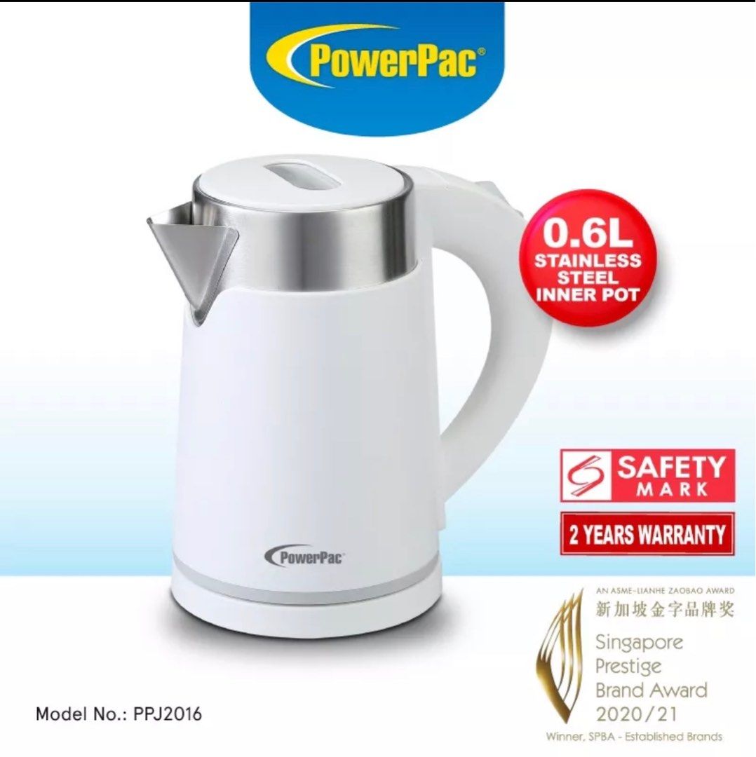 0.6 L Powerpac Kettle - Minimalist Design, TV & Home Appliances ...