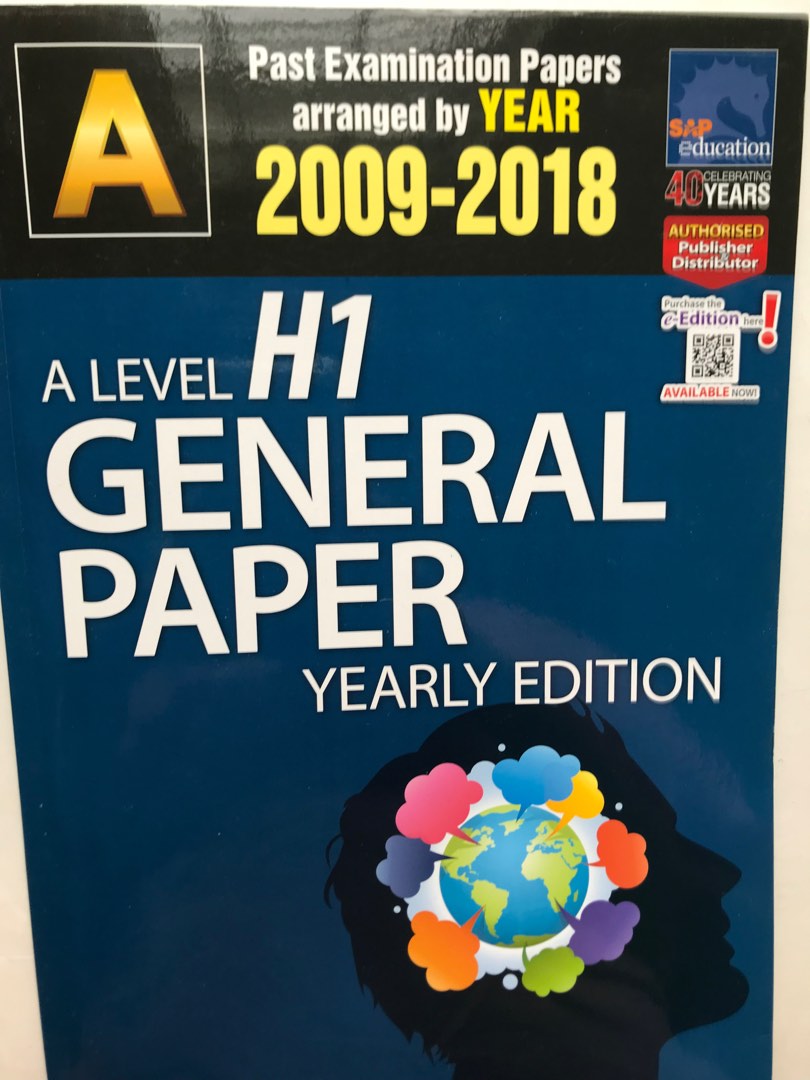 10/10* Sale ! A level H1 General Paper with Answer booklet, Hobbies ...