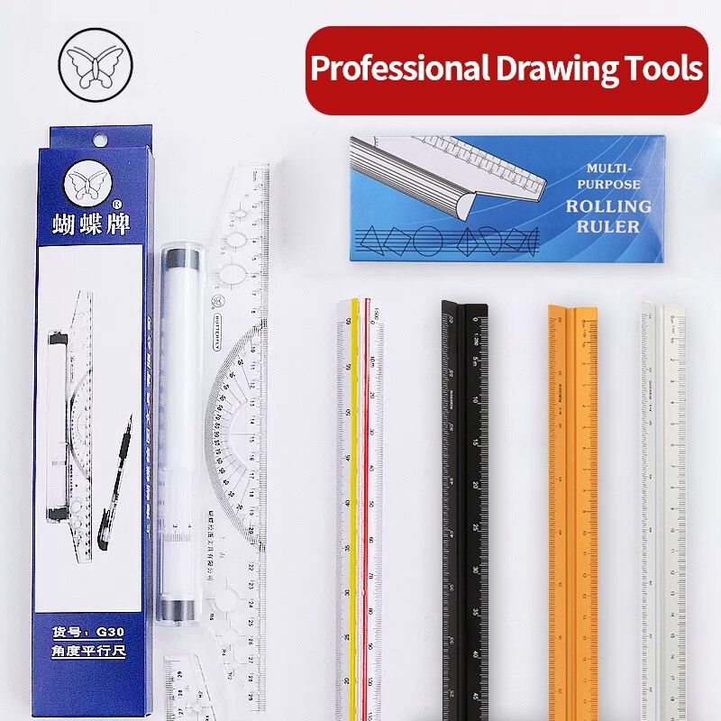 1530cm Metal Triangular Scale Ruler Architectural Scale Ruler for ...