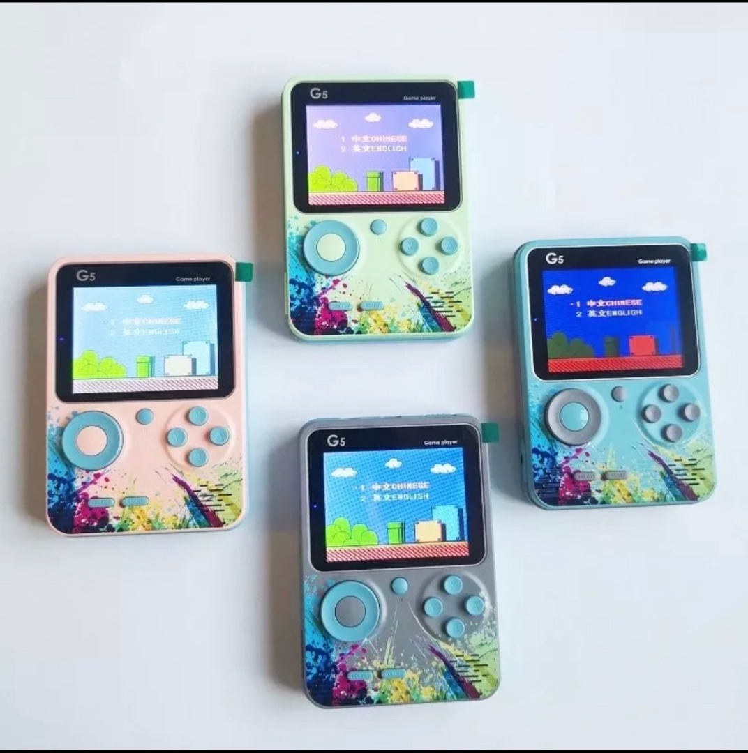 2023 New Mini G5 handheld game console 500 in 1 nostalgic game console ...