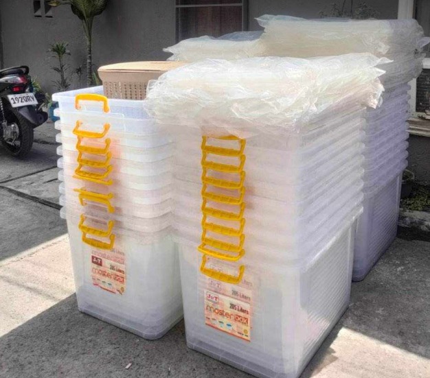 205L CLEAR STORAGE BIG BOXES - To Paranaque, Furniture & Home Living ...