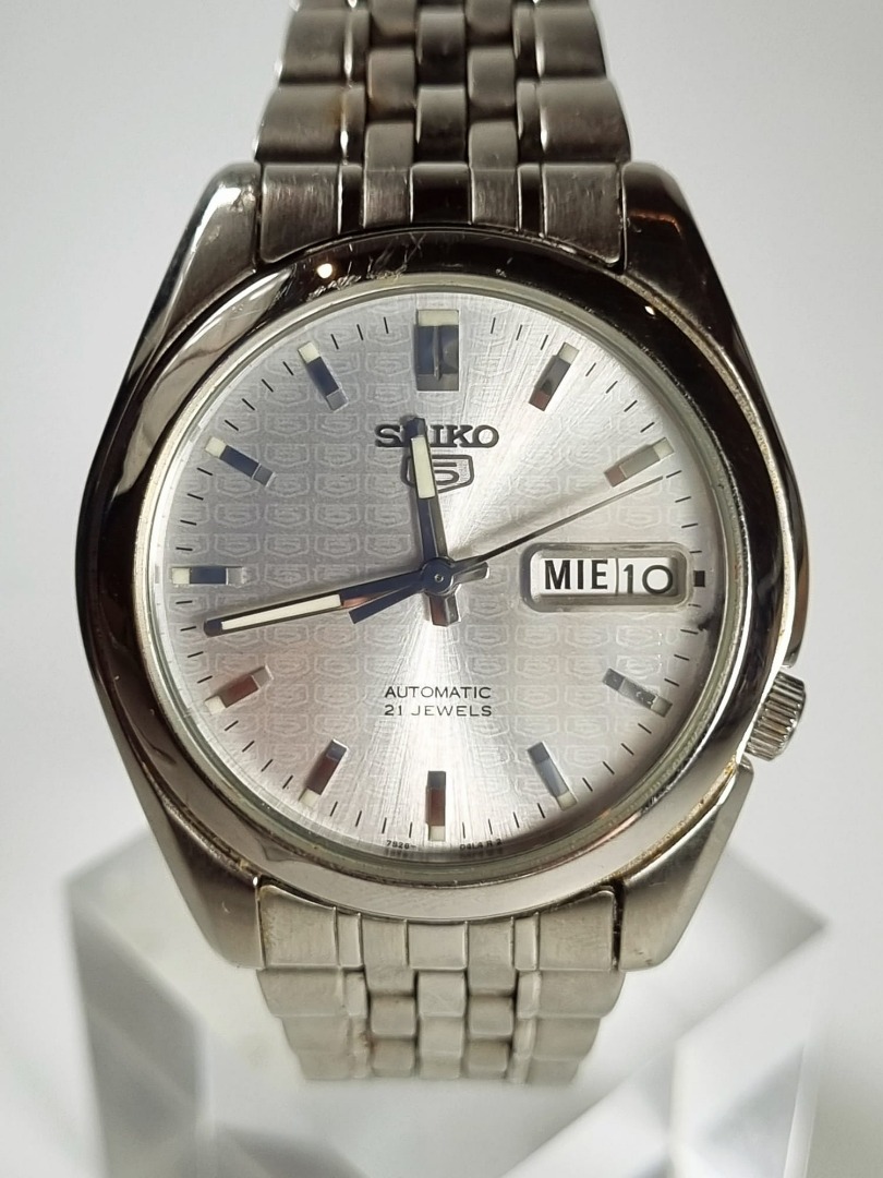 (230413F) Seiko 5 Automatic 21 Jewels Men's Watch Ref 7S26-01V0, Men's Fashion, Watches ...
