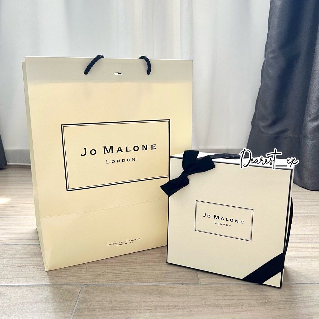 [2pcs] JO MALONE Classic Extra Large Paperbag & Empty Gift Box ...