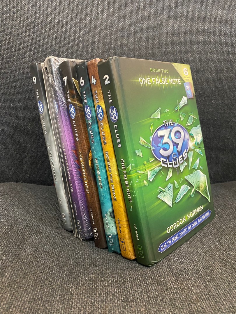 39 Clues Books [Set] #2, 4, 6, 7, 8, 9, Hobbies & Toys, Books ...