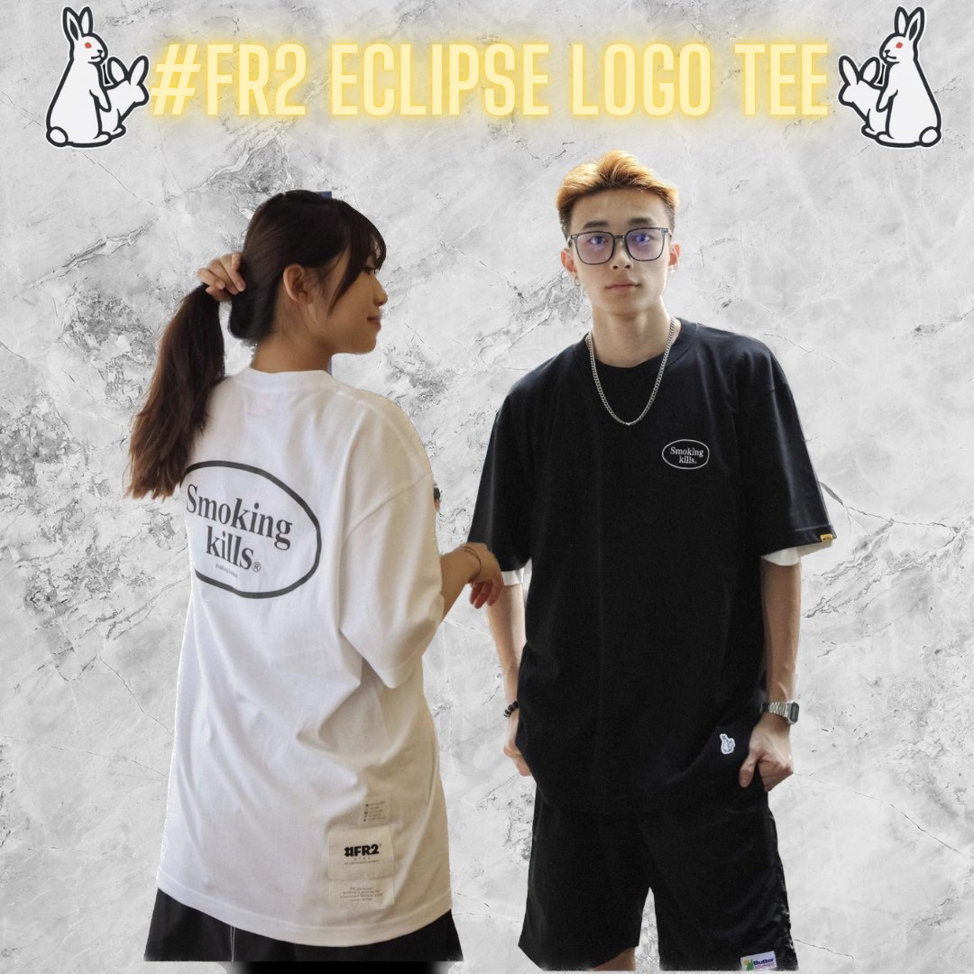 門市現貨 - #FR2 ECLIPSE LOGO TEE, 男裝, 上身及套裝, T-shirt、恤衫、有領衫 - Carousell