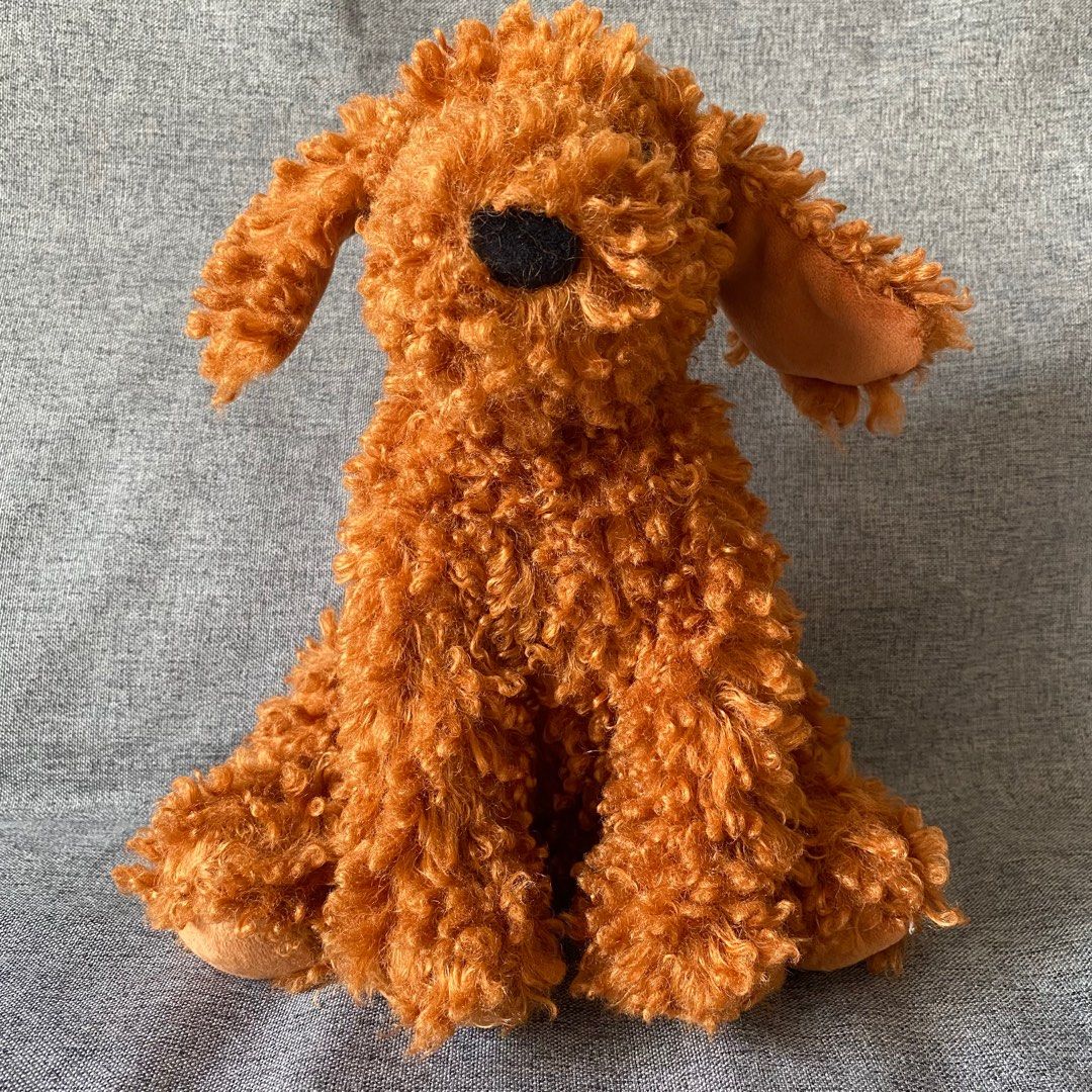 [現貨] JELLYCAT Cooper Doodle Dog 紅貴賓狗公仔, 興趣及遊戲, 玩具 & 遊戲類 - Carousell