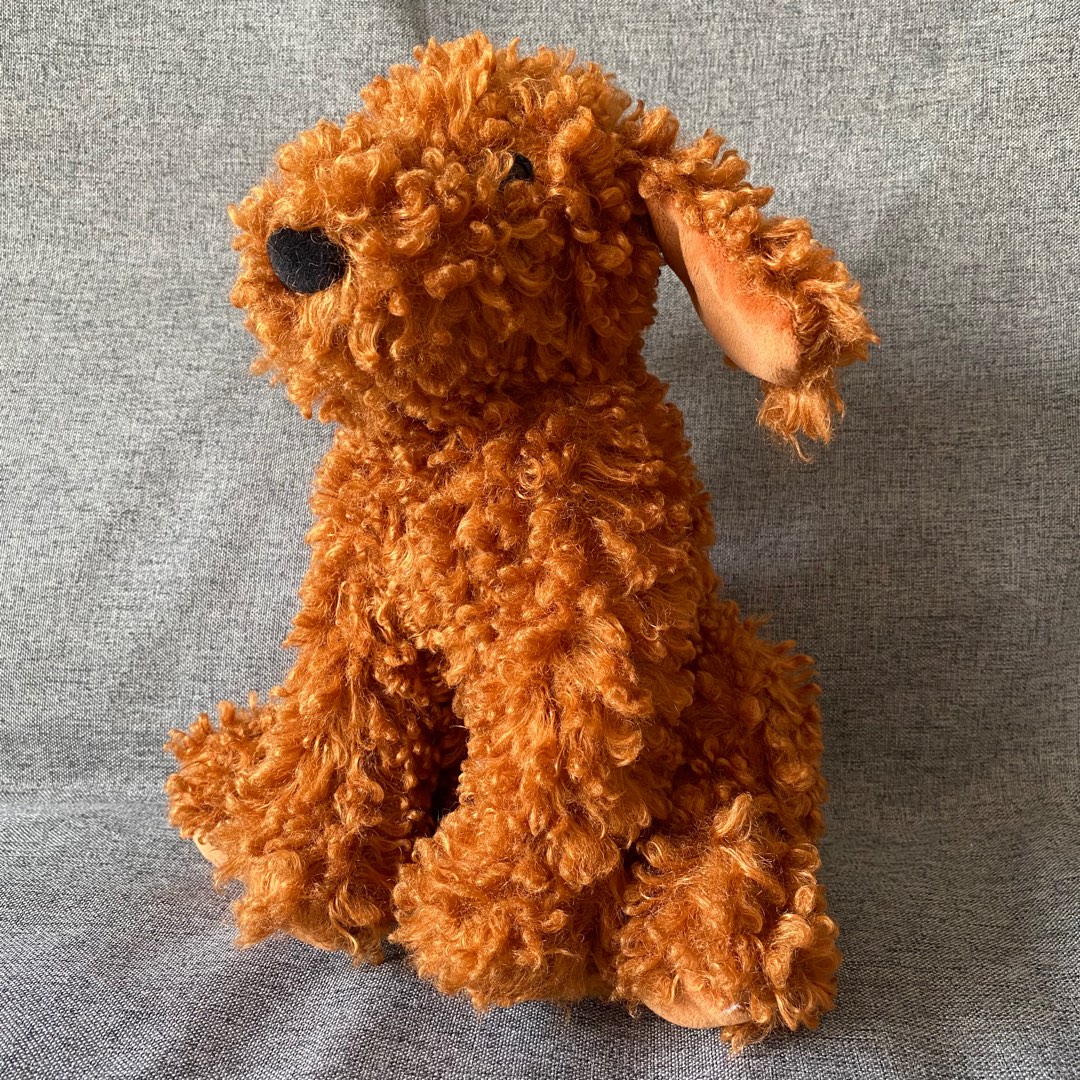 [現貨] JELLYCAT Cooper Doodle Dog 紅貴賓狗公仔, 興趣及遊戲, 玩具 & 遊戲類 - Carousell