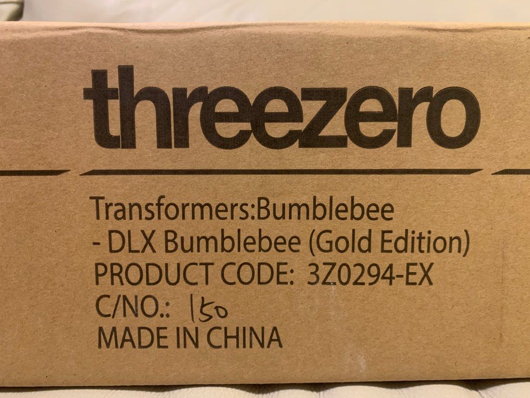 全新Threezero DLX系列 Bumblebee Bumble Bee Chrome Gold Edition Transformers ...