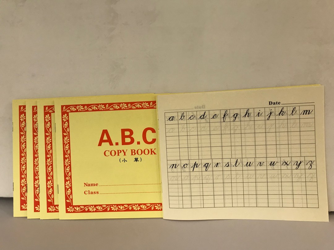 ABC Copy Book小草, 興趣及遊戲, 書本 & 文具, 書本及雜誌 - 補充練習 - Carousell