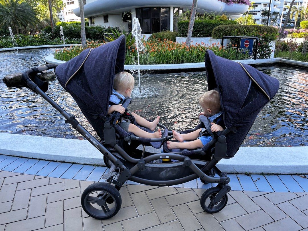 ABC design Zoom double stroller, Babies & Kids, Going Out, Strollers on ...