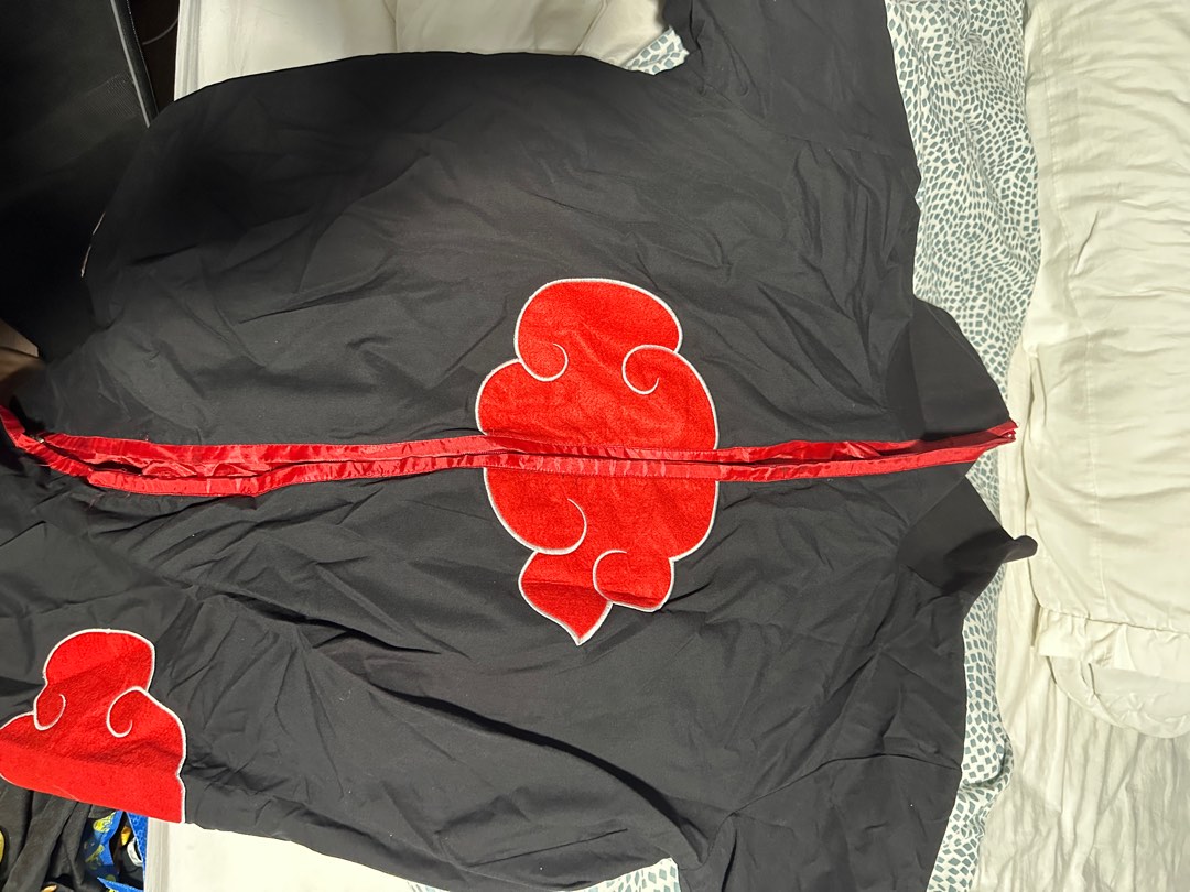 Akatsuki (Naruto) Costume XL, Men's Fashion, Tops & Sets, Sets ...