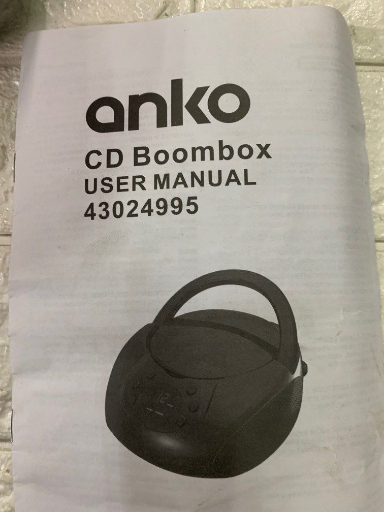 Anko Cd Boombox, Audio, Other Audio Equipment on Carousell