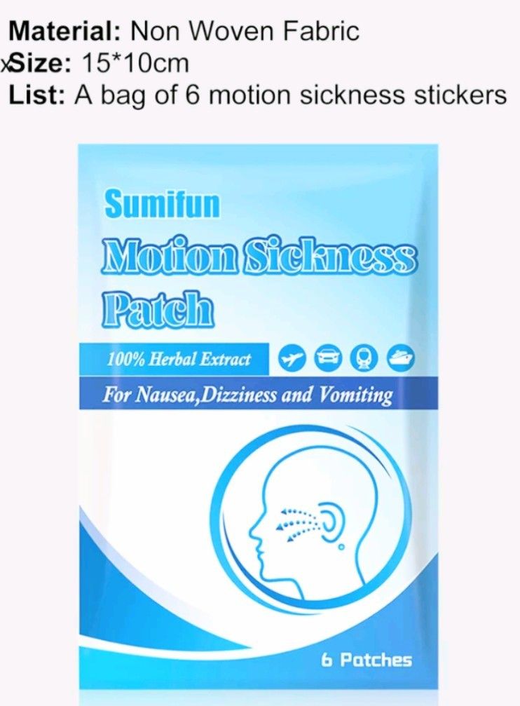 Anti Motion Sickness Patches (18 Pcs), Health & Nutrition, Medical ...