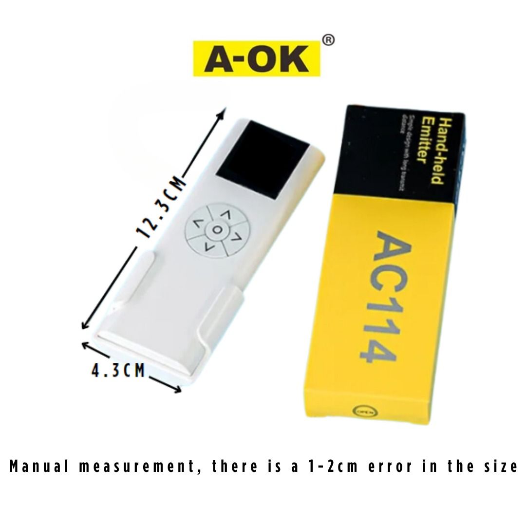 A-OK AC114 2/6/16 Channel Wireless Control Remote Controller AOK ...