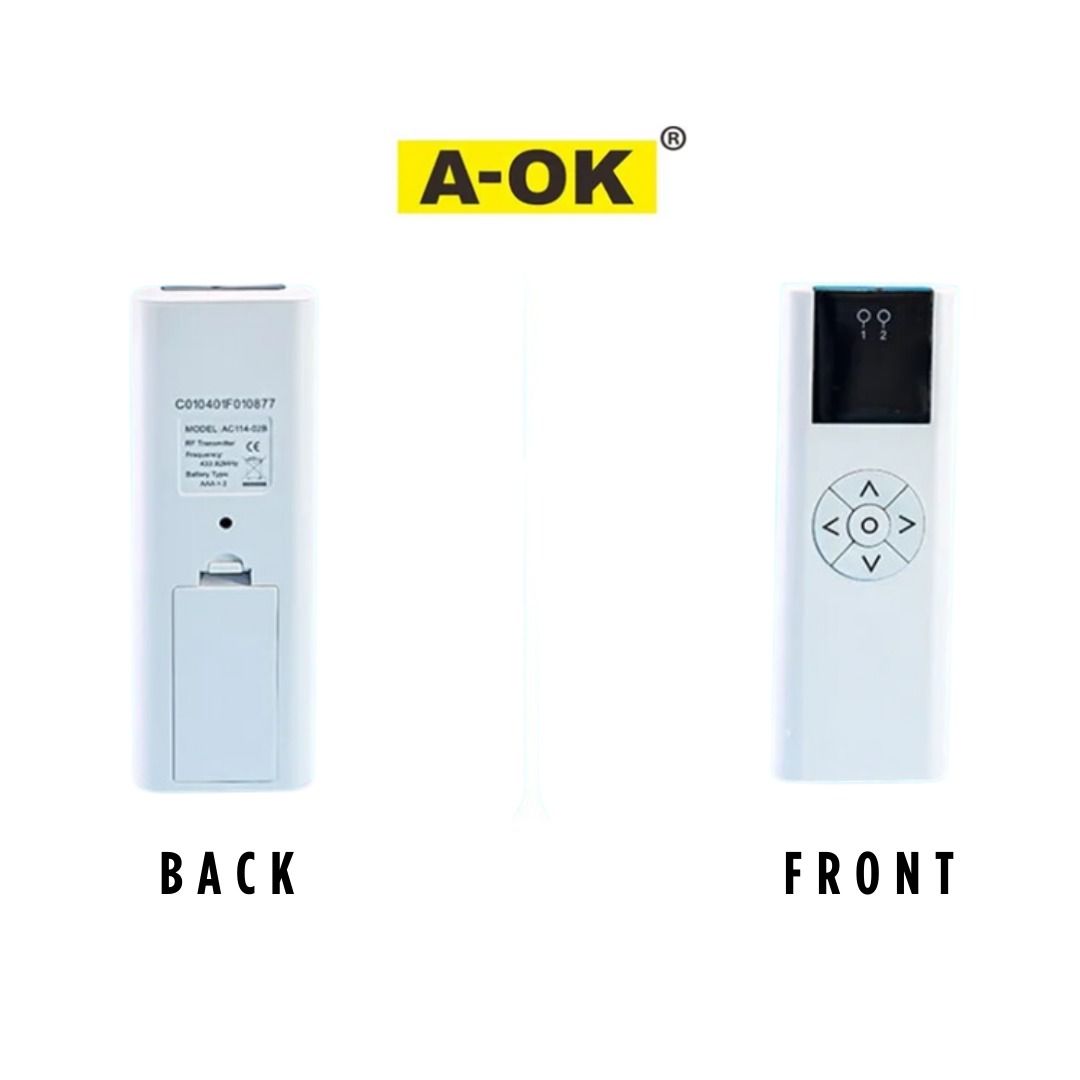 A-OK AC114 2/6/16 Channel Wireless Control Remote Controller AOK ...