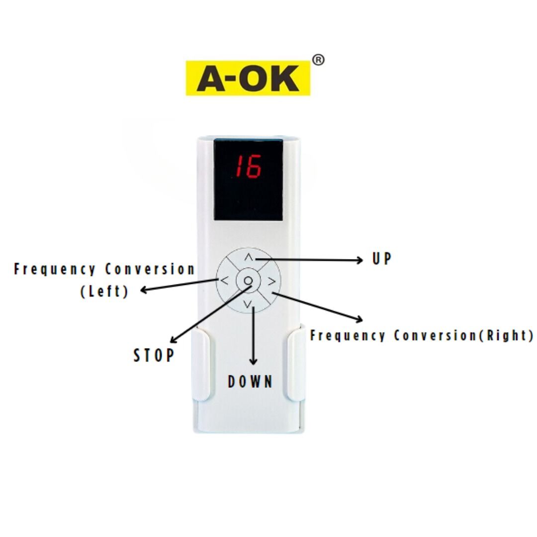 A-OK AC114 2/6/16 Channel Wireless Control Remote Controller AOK ...