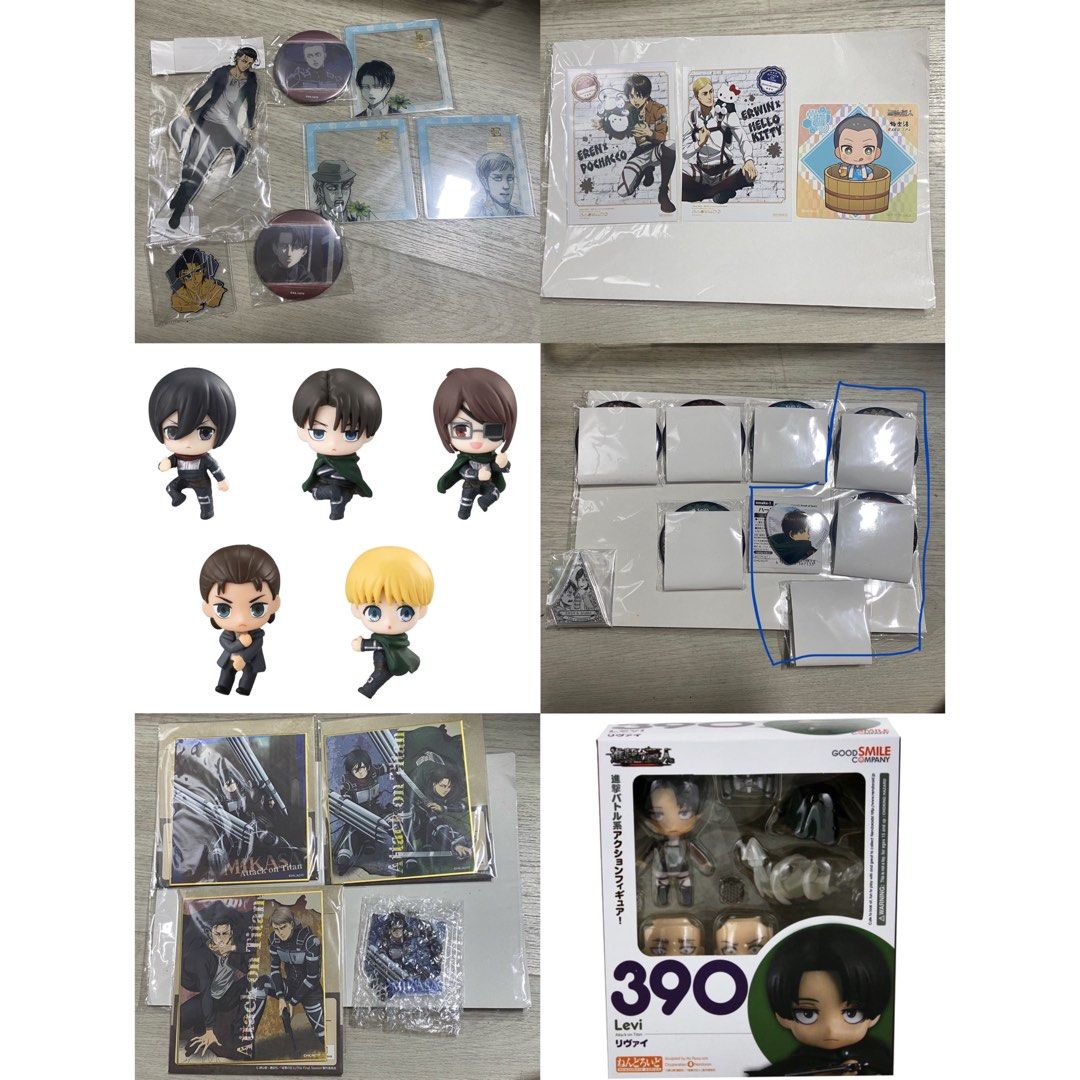 aot snk attack on titan merch merchandise keychain acrylic standee ...
