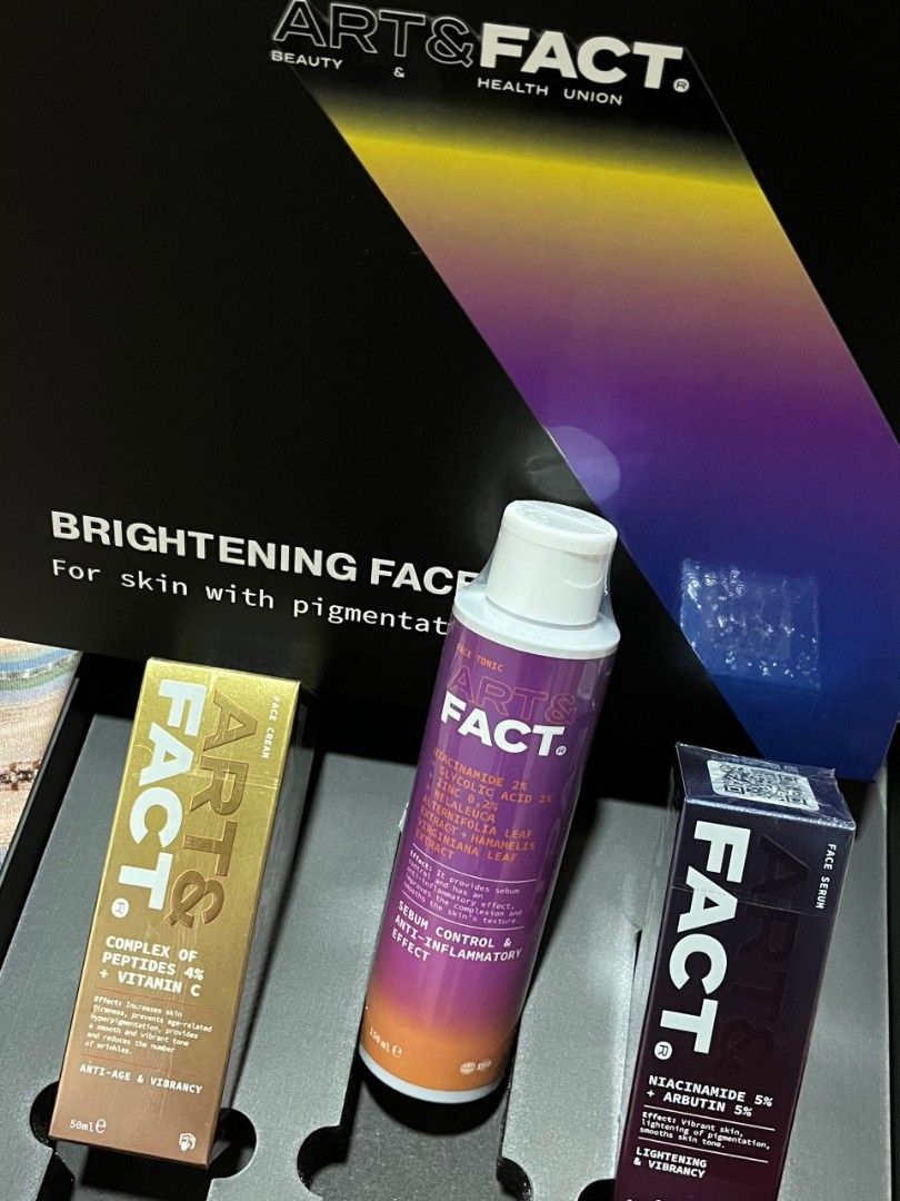 Art & Fact Brightening Face Set, Beauty & Personal Care, Face, Face ...