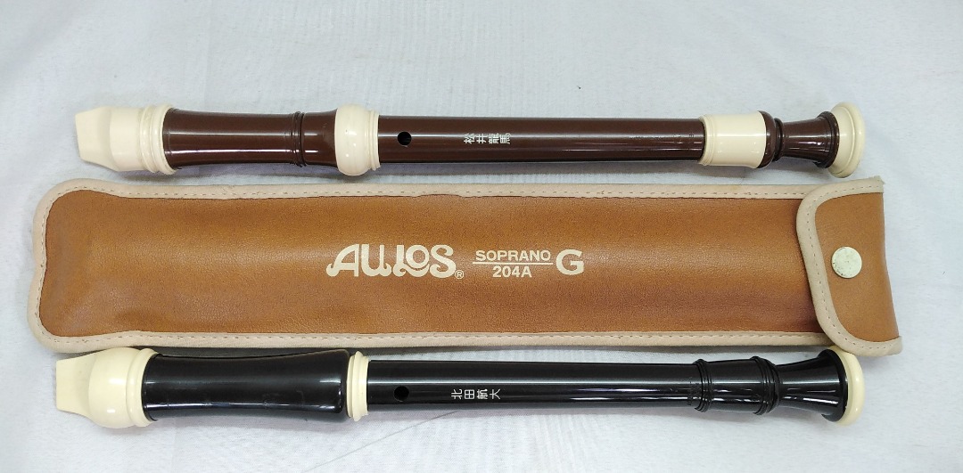 Aulos Soprano G flute recorder Japan @ 350 each on Carousell