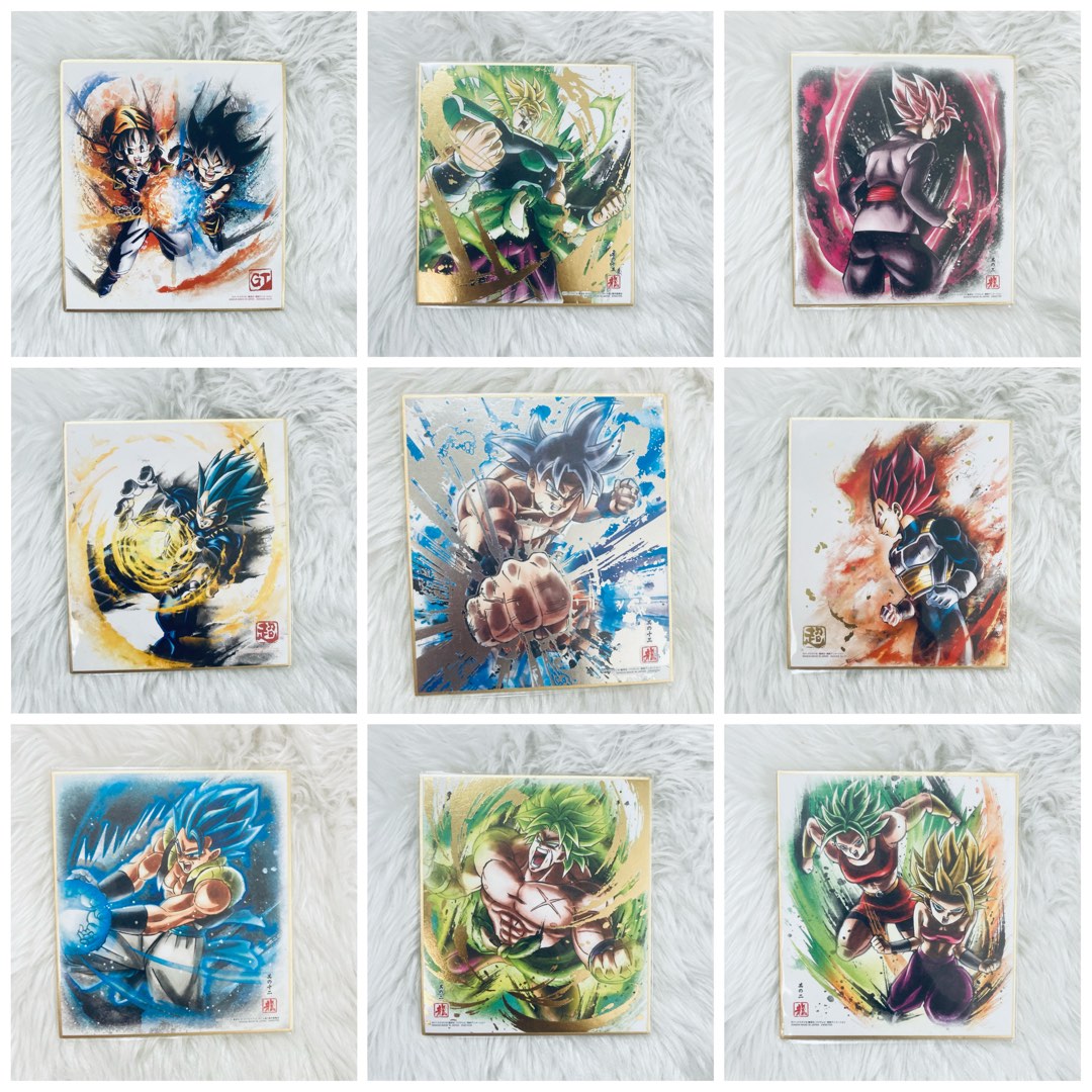 BANDAI Dragon Ball Z Shikishi Art | Anime Merch on Carousell