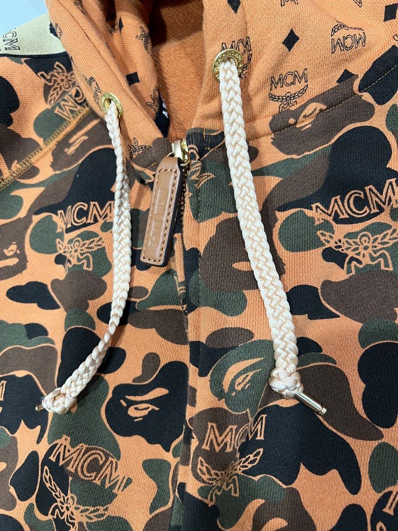 Bape x MCM, Men's Fashion, Coats, Jackets and Outerwear on Carousell