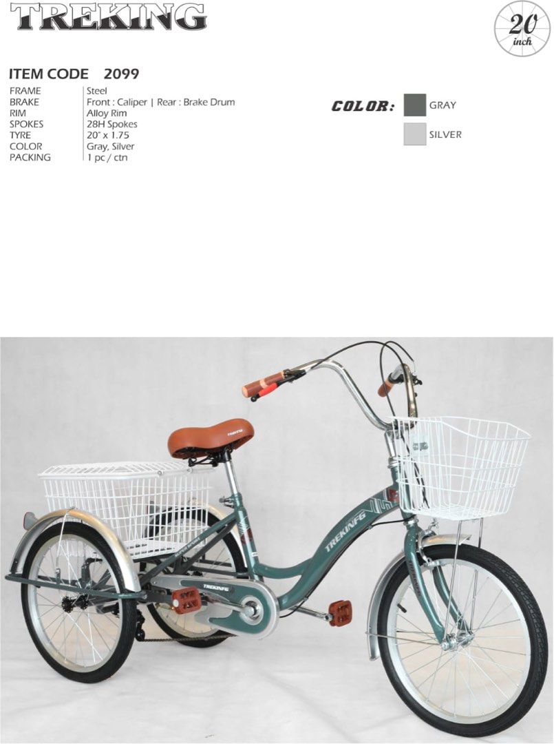 Basikal Tiga roda, Sports Equipment, Bicycles & Parts, Bicycles on ...