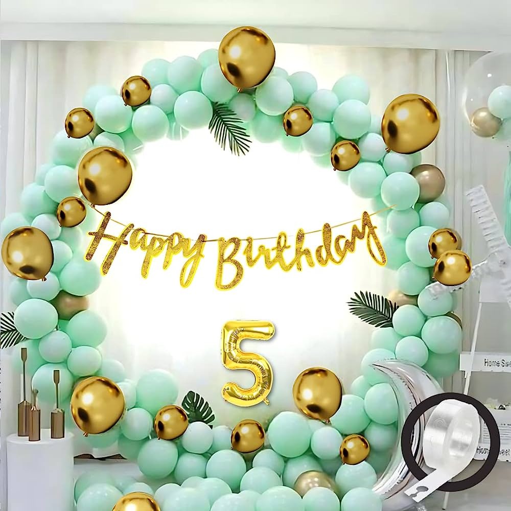 birthday balloon arch setup decoration ideas surprise helium, Hobbies ...