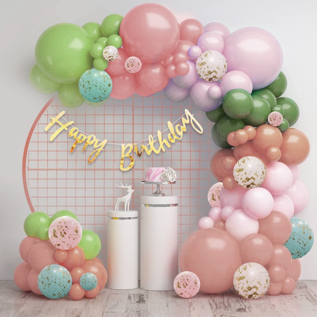 birthday balloon setup party decoration surprise ideas, Hobbies & Toys ...
