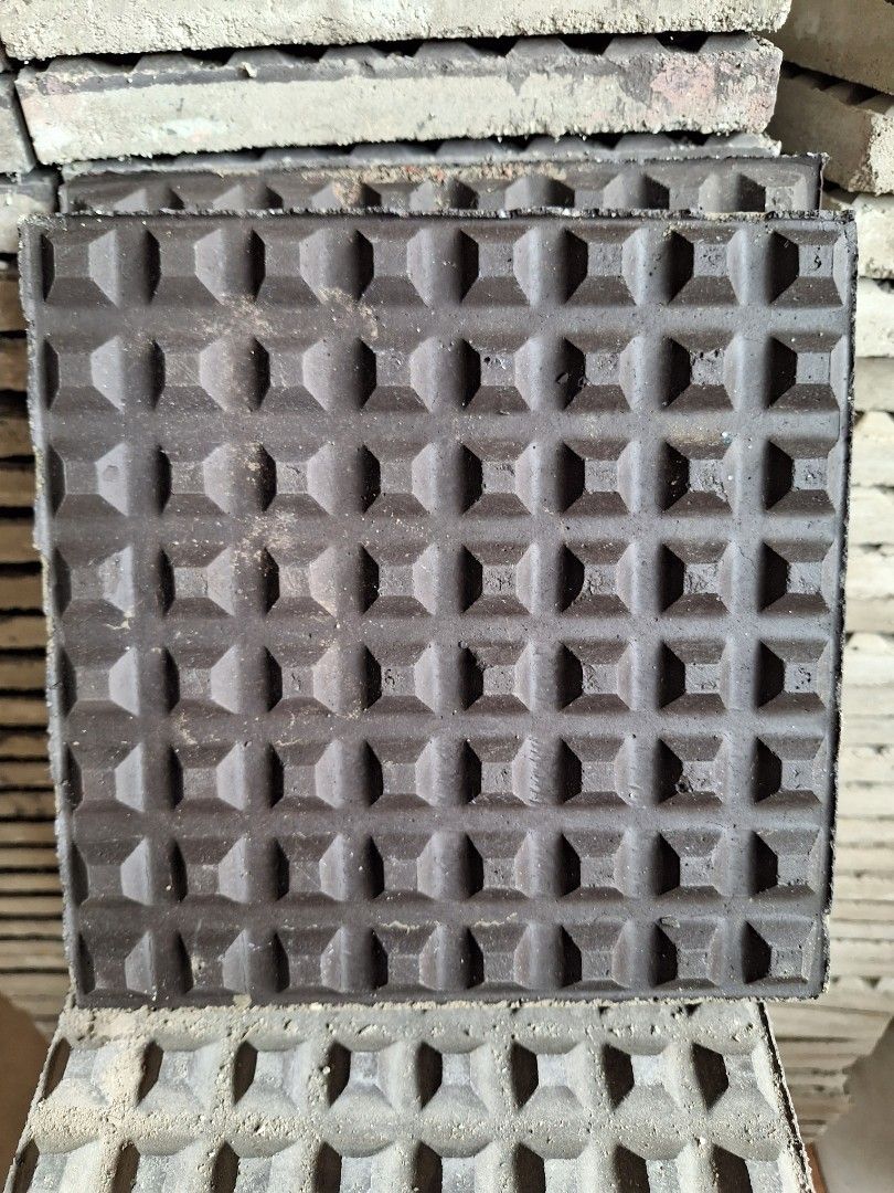 BLACK WAFFLE CONCRETE TILES, Commercial & Industrial, Construction ...
