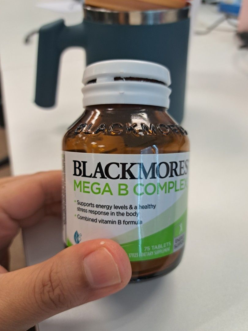 Blackmores Mega B Complex ed May 2024, Health & Nutrition, Health ...