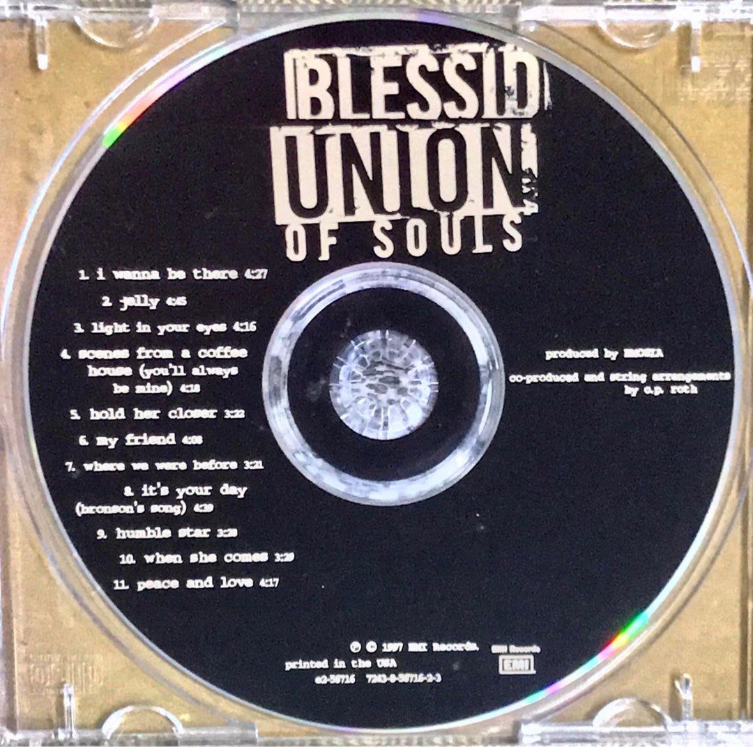 BLESSED UNION OF SOULS - BLESSED UNION OF SOULS CD POP ROCK, Hobbies ...